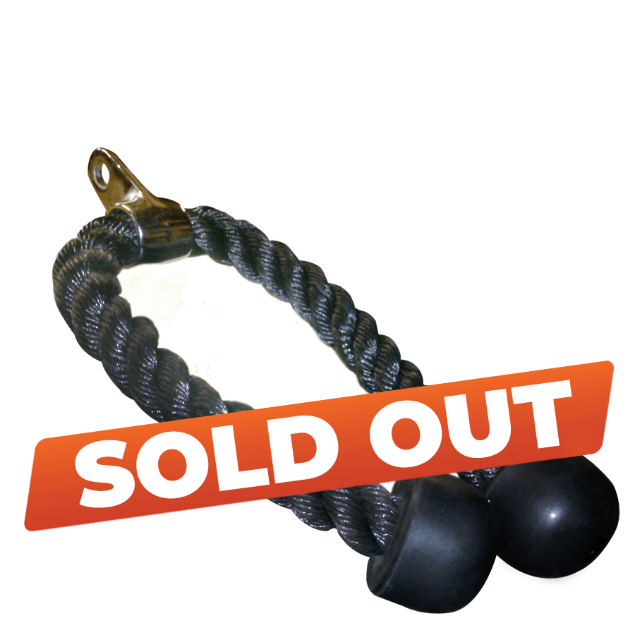 Triceps "Press-Down" Rope - Double Grip | Fitness Warehouse